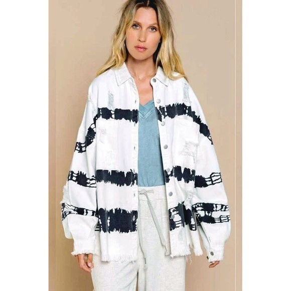 Jackets & Coats | Nwt Take It All In Pol Oversized Denim Shacket | Poshmark